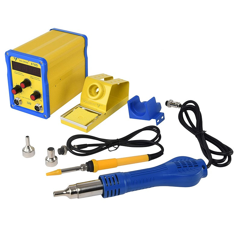 Soldron 878D Hot Air Soldering Rework Station | Robodo