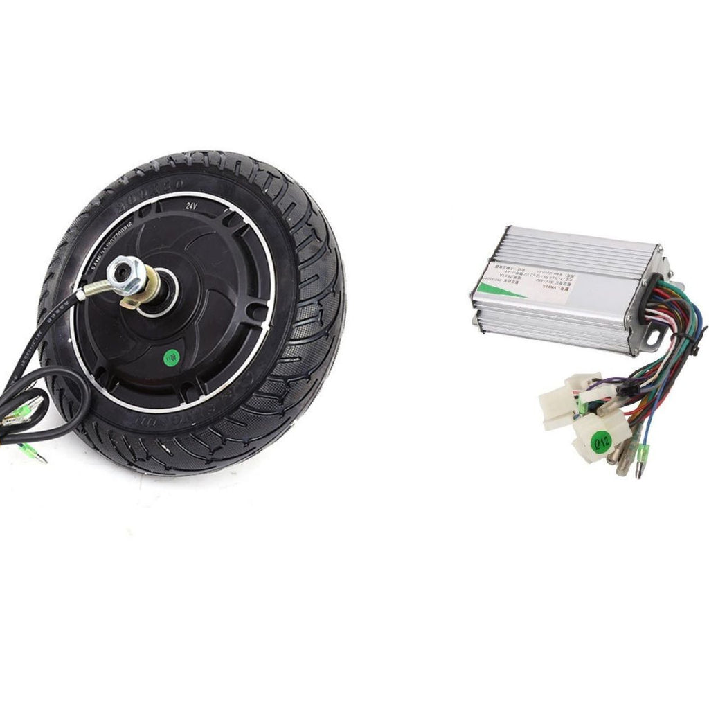 8 Inch 350w 24v Brushless E-bike Wheels Scooter Hub Motor + Controller | Robodo