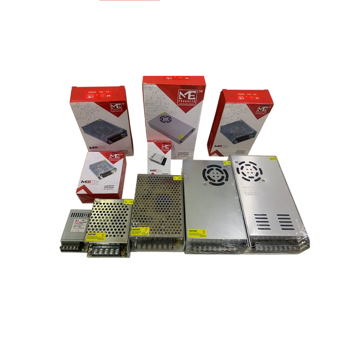 METEK 12V 40A 480W Enclosed Power Supply ME-12V40A-MS – High Current ...