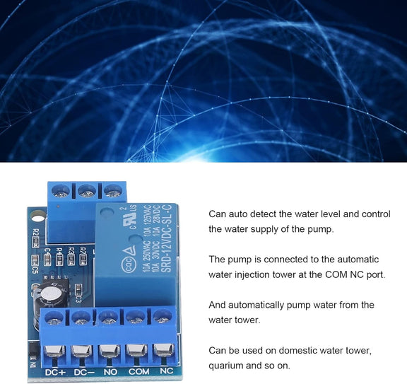 DC 12V Water Level Controller Module, Automatic Detection Water Level ...