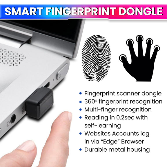 USB Fingerprint Reader for Desktop/Laptop Password-Free Login ...