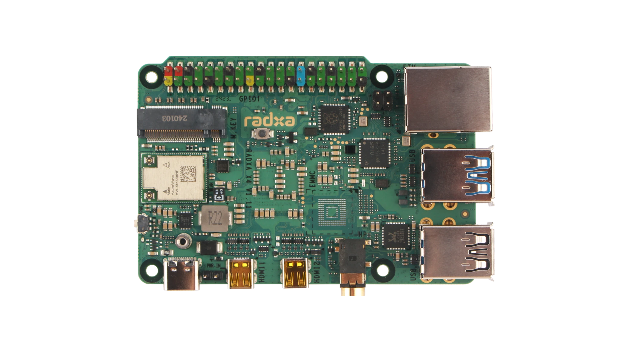 RADXA X4 Single Board Computer Powerful (SBC) Raspberry Pi Alternative ...