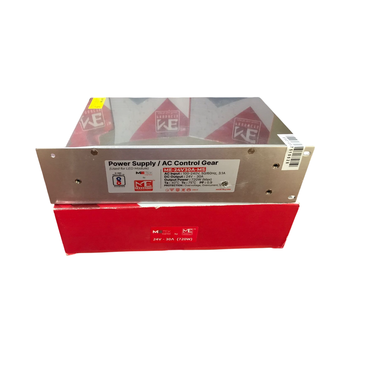 METEK 24V 30A 720W Enclosed Power Supply ME-24V 30A-MS – High Current ...