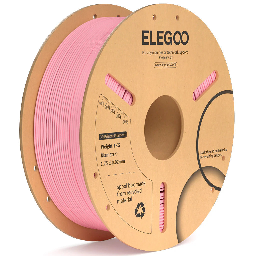 ELEGOO PLA+ Filament (Pink) 1KG Spool – Premium 3D Printer Filament ...