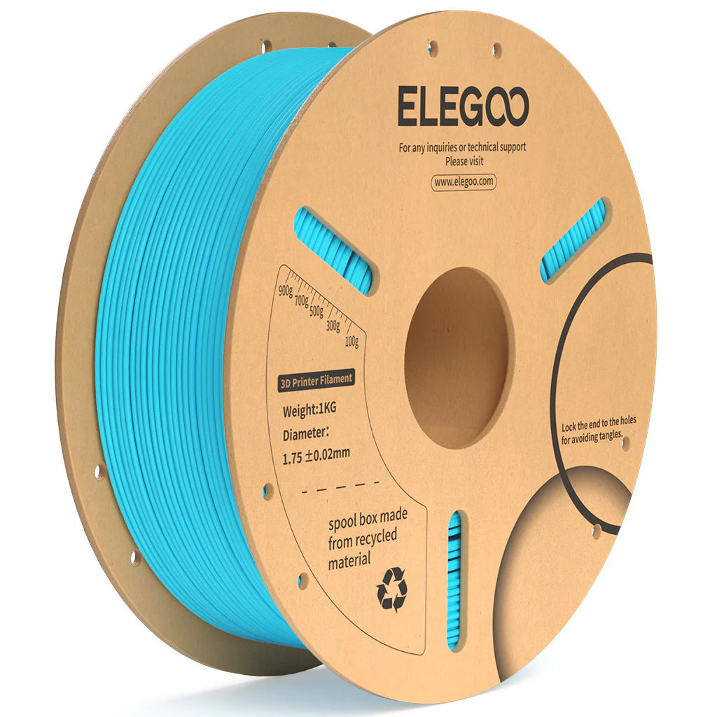 ELEGOO PLA+ Filament (Sky blue) 1KG Spool – Premium 3D Printer Filament ...