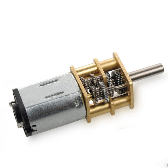 N20 12V 100 Rpm Micro Metal Gear Motor 10mm shaft length-TAUREN Brand ...