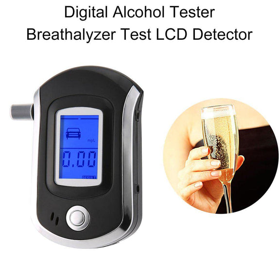 AT6000 Digital Breath Alcohol Tester – LCD Display, Police-Grade Sensor ...