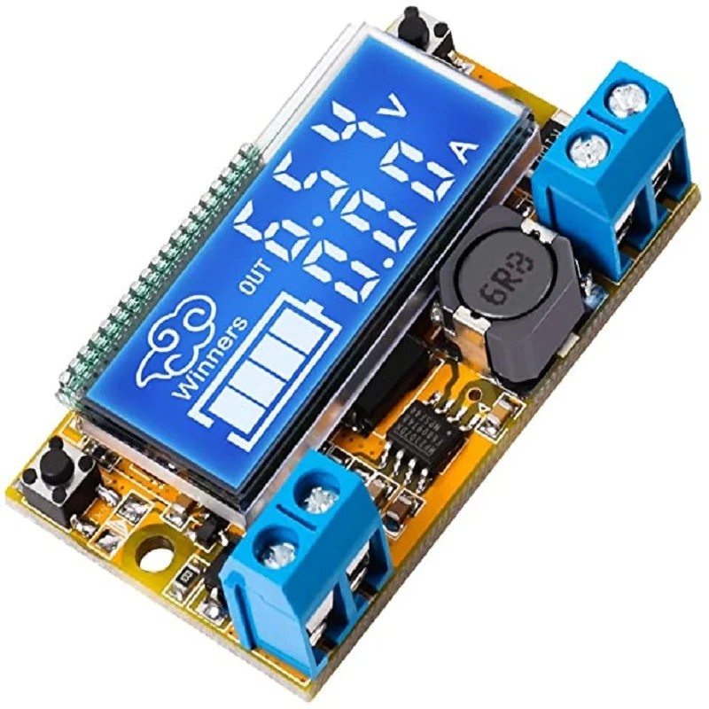 Dual Display 3A DC-DC 5-23V To 0-16.5V Step Down Power Supply Buck ...