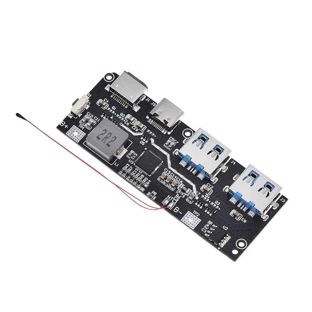 5 USB Port PowerBank Circuit Board 22.5W Dual Quick-Recharge Module ...