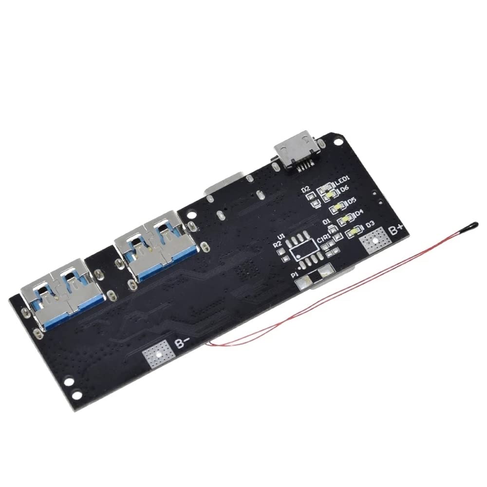 5 USB Port PowerBank Circuit Board 22.5W Dual Quick-Recharge Module ...