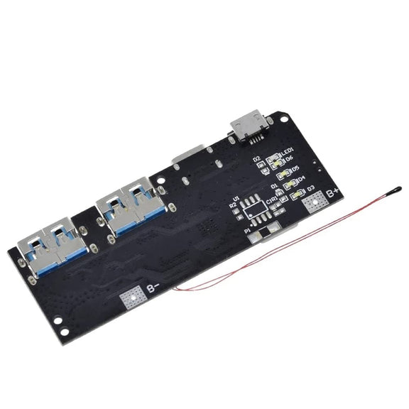 5 USB Port PowerBank Circuit Board 22.5W Dual Quick-Recharge Module ...