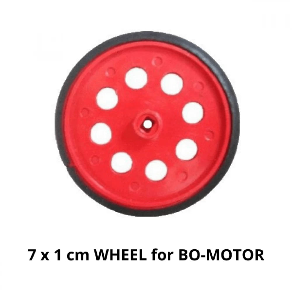 Bo Motor Wheel 7cm x 1cm 7x1 for Robot | Robodo