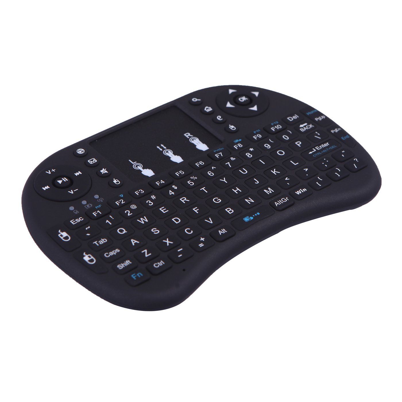 Mini Portable 2 4ghz Wireless Keyboard With Touchpad Keyboard Mouse Combo Support Raspberry Pi 3