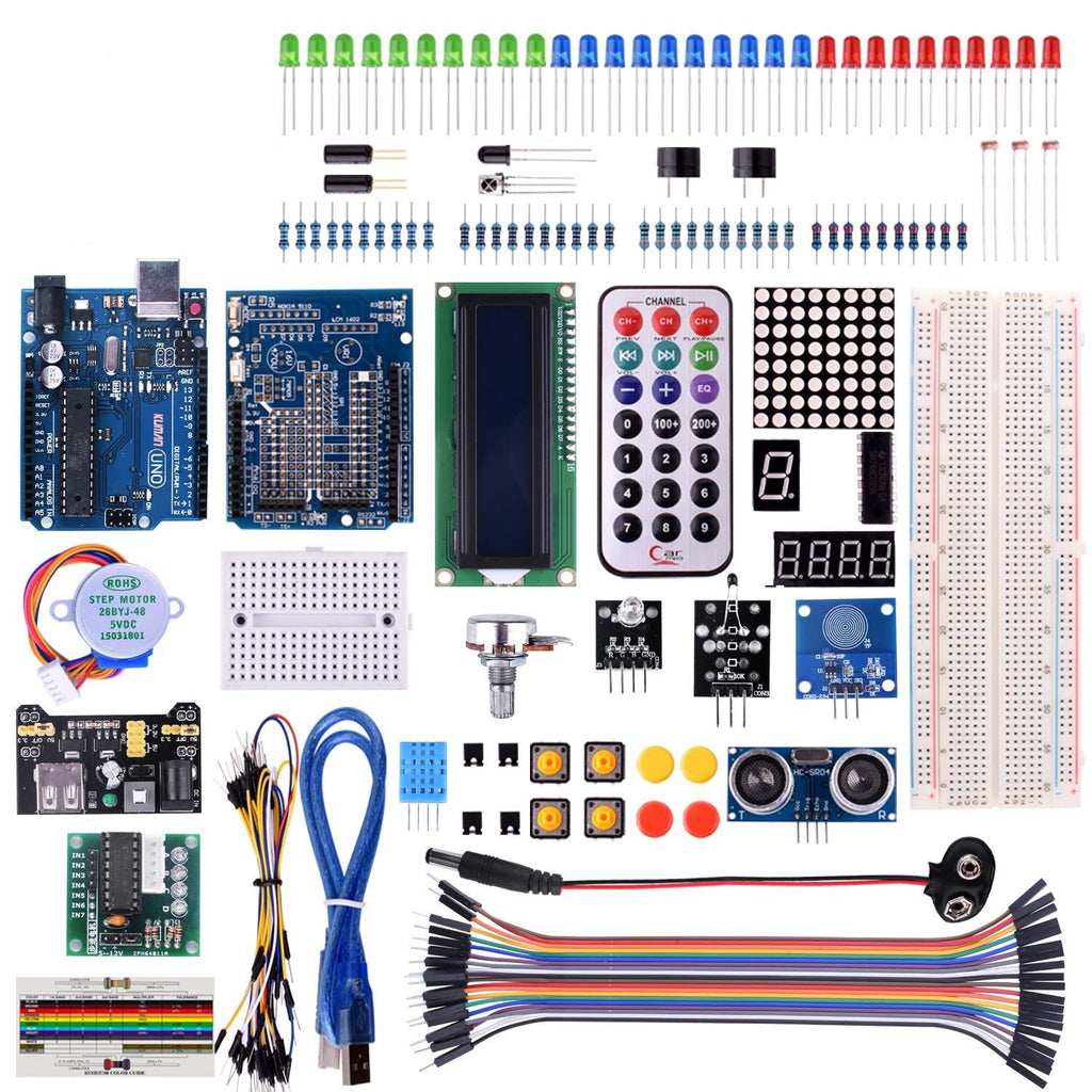 Complete Starter Kit for Arduino UNO R3 Mega 2560 Robot Nano Breadboard ...