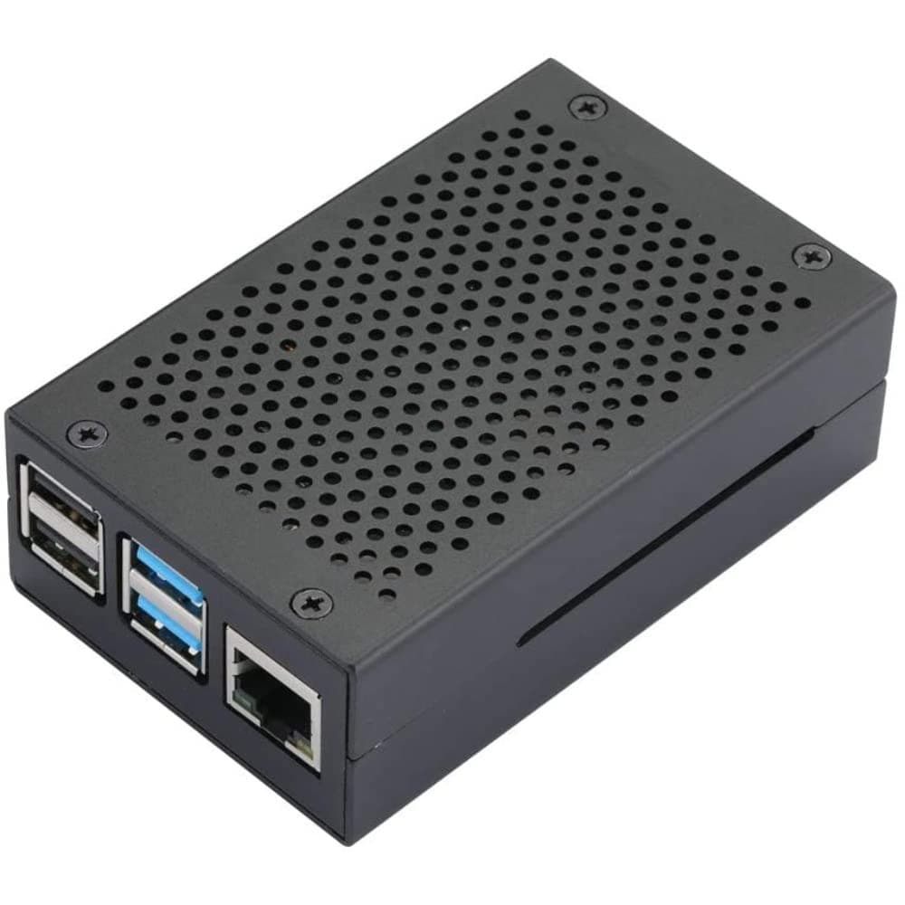 Raspberry Pi 4 Case RPI 4 Aluminum Case RPI 4B Metal Shell Black ...