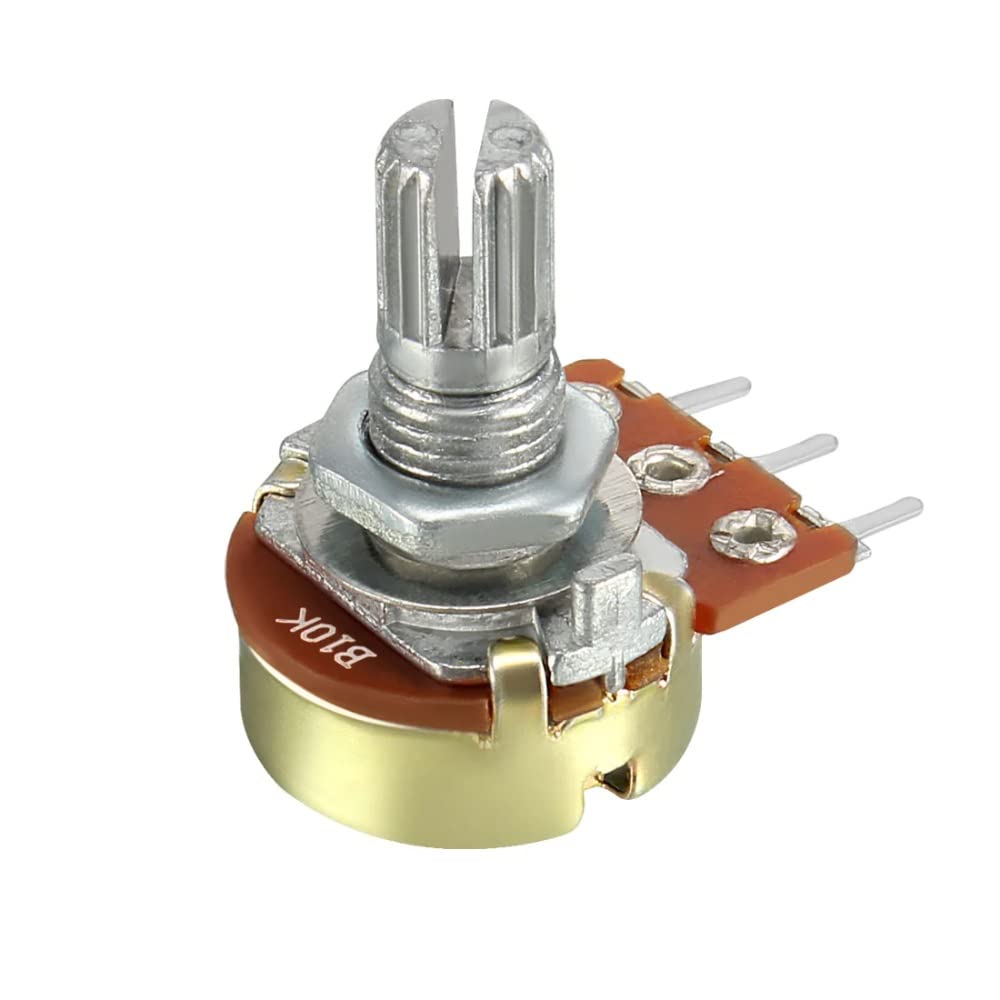10K ohm potentiometer, single variable resistor (Round) | Robodo