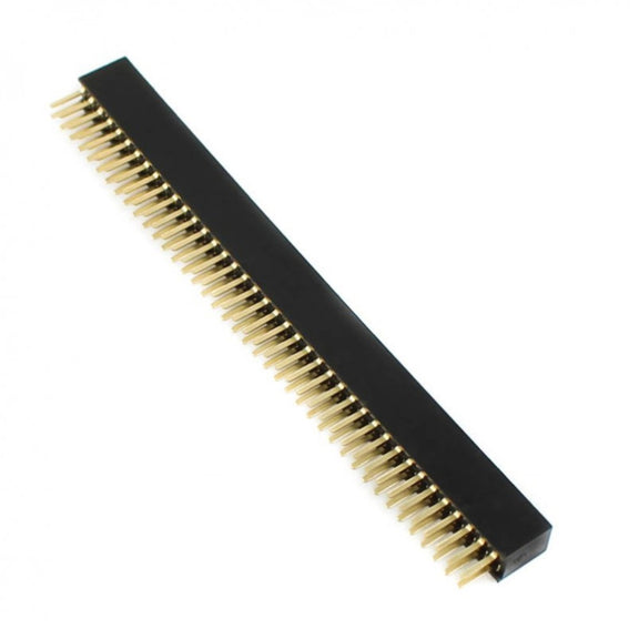 1.27mm 2x40 Pin Female Double Row Header Berg Strip | Robodo