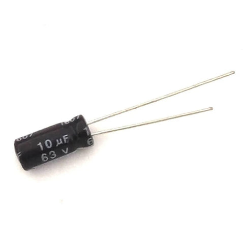 10uF 25V Electrolytic Capacitor (pack of 10) | Robodo