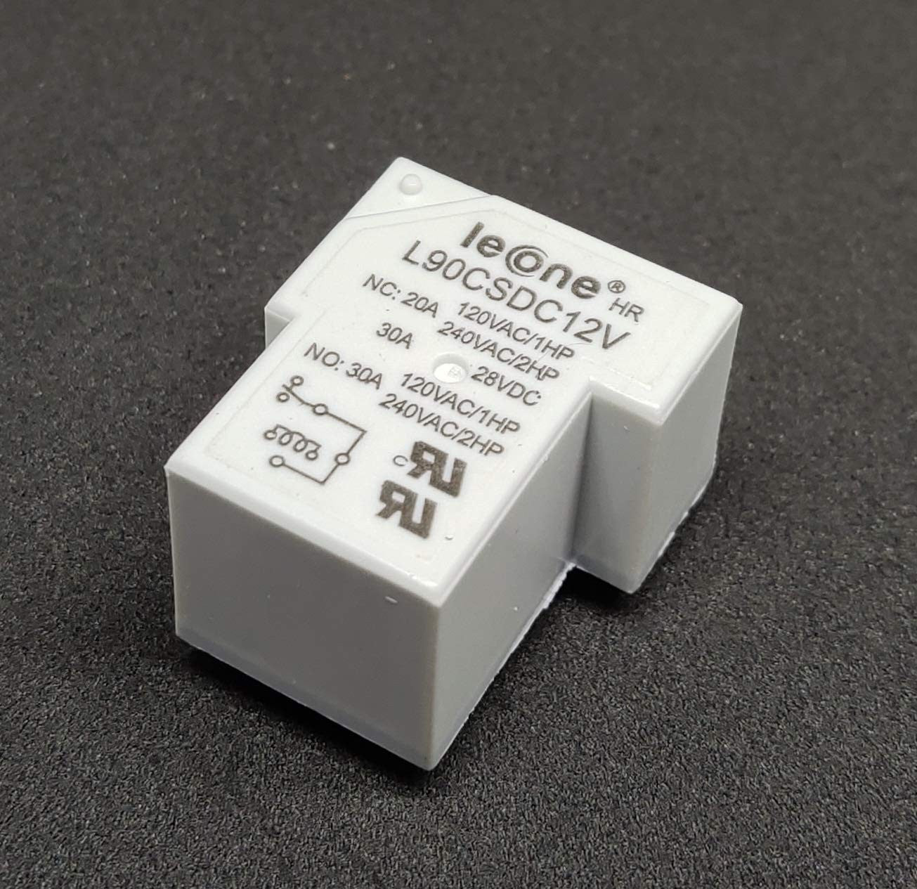 L90CSDC12V Leone Make Relay, 30Amp T-Relay | Robodo