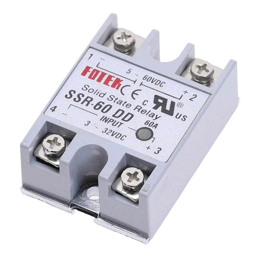 Fotek DC To DC 5-60V SSR-60DD Solid State Relay 3-32VDC/5-60VDC 60A | Robodo