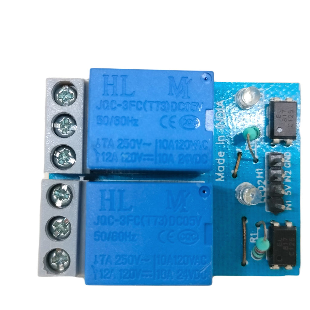 Eklektik 12V Dual Channel Relay Module | Robodo