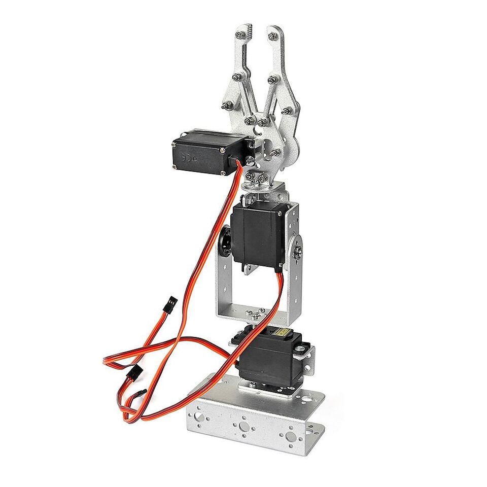 Diy 3dof 3 Axis Control Palletizing Robot Arm Model With Servo Arm Plate Not Including Mg995
